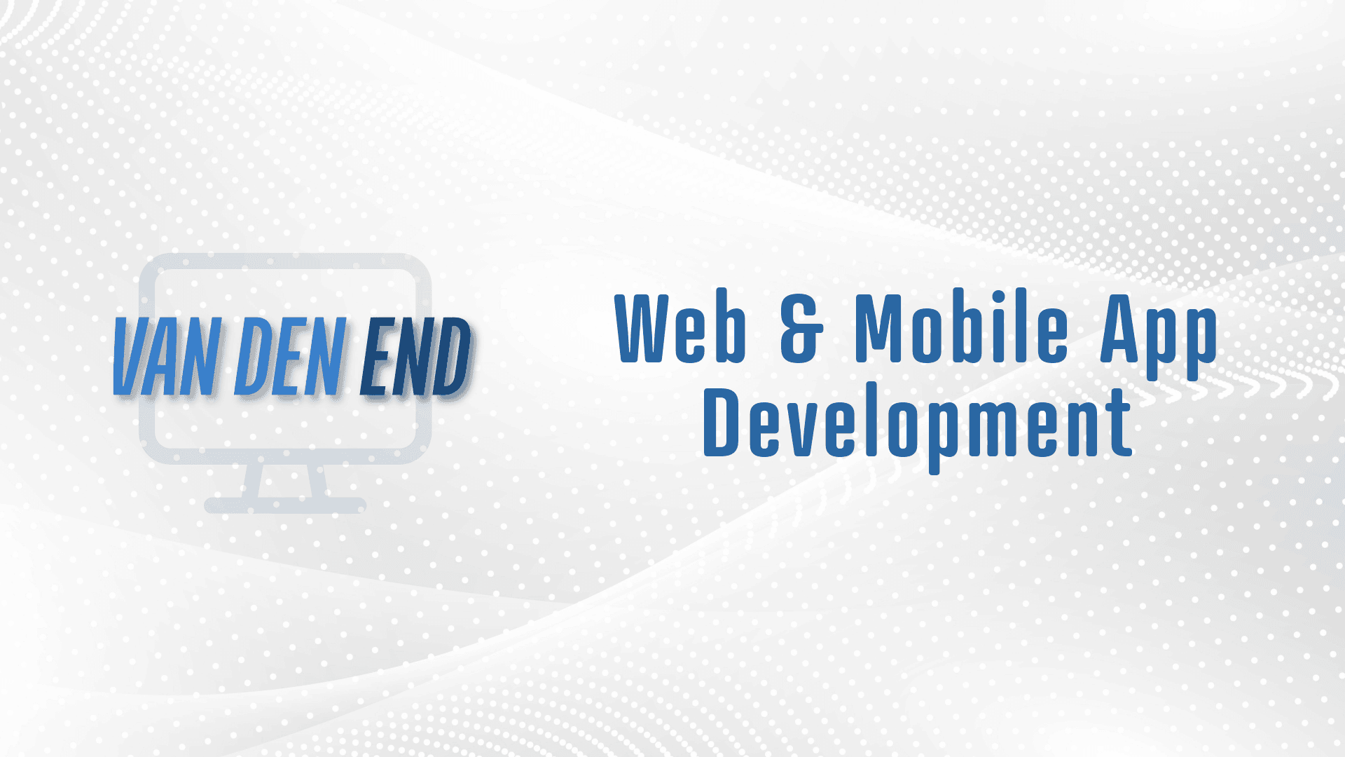 vandenend.dev - Web & Mobile App Development